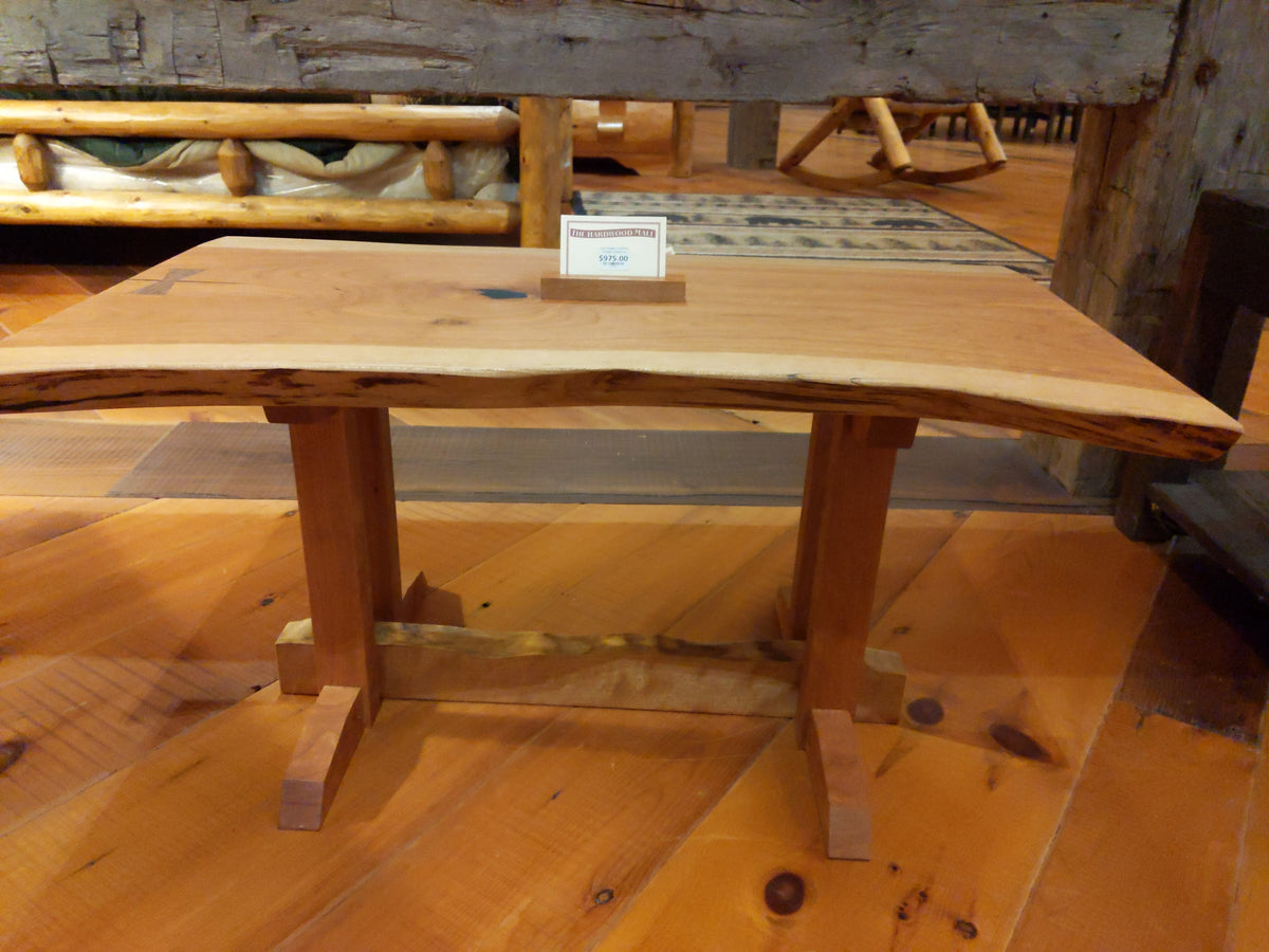 Live Edge Coffee Table Cherry – The Hardwood Mall